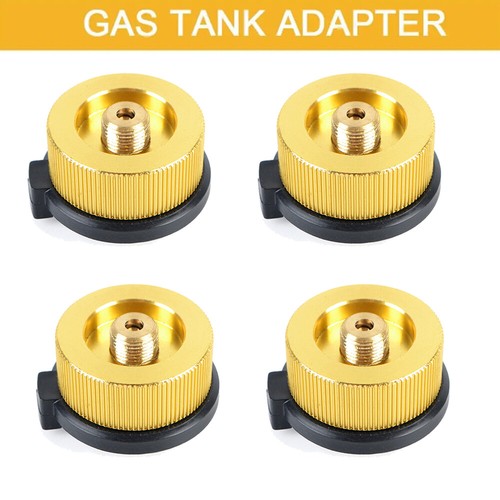 4pcs Camping Stove Burner Connector Propane Butane Gas Conversion Head ...