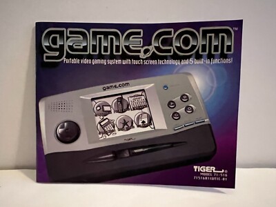 Tiger Game.com Portable Gaming System Original Manual Only 71-516 | eBay