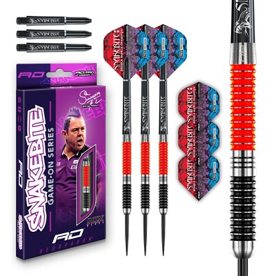 RED DRAGON Game On Professional Player Series Steeltip Darts Set | eBay UK
