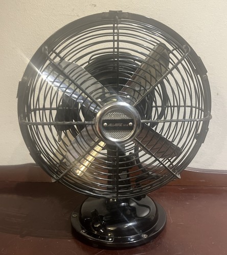 Restoration Hardware Allaire No.8 black Tabletop Fan Oscillating Tilts ...