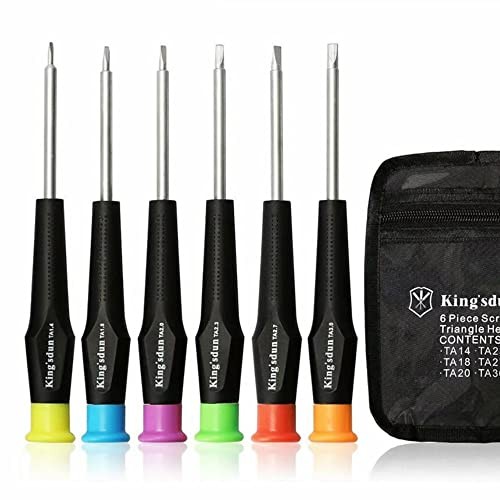 Set of 6 Triangular Screwdrivers Includes Triangular Screws 6 Sizes and ...