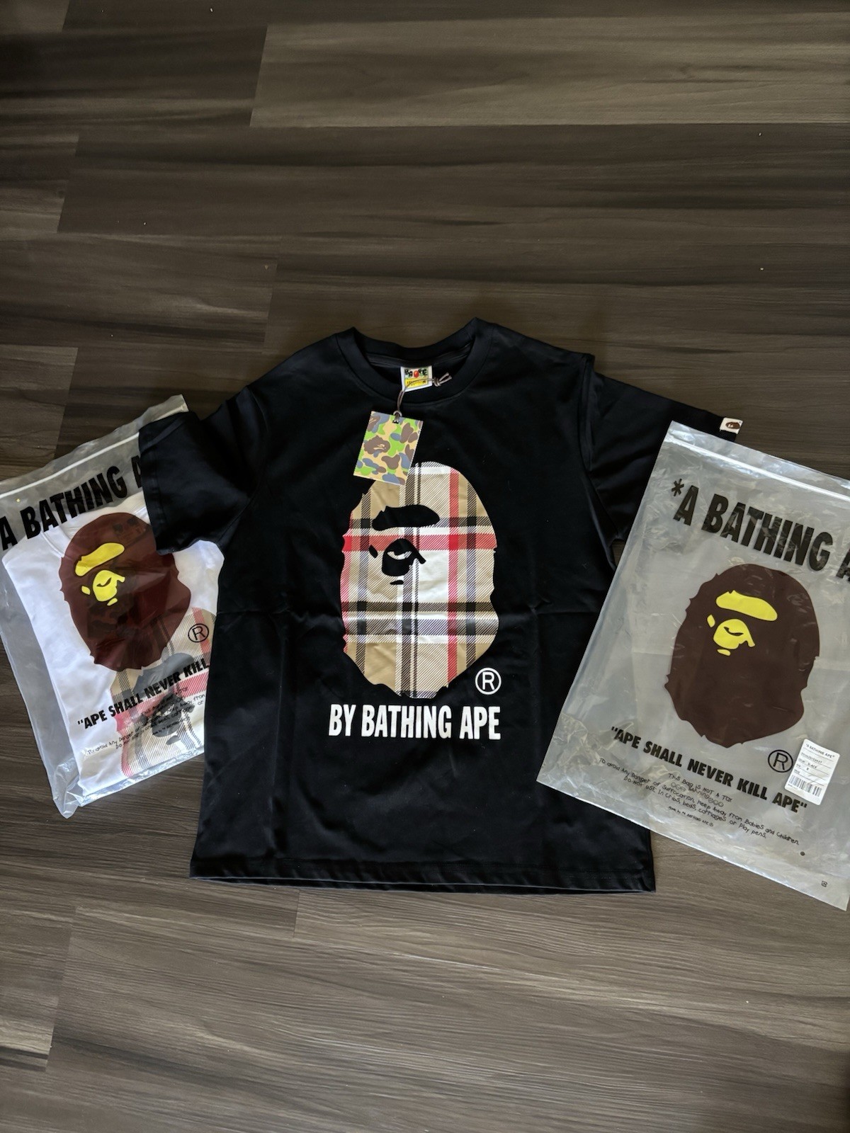 Bape x Burberry Men's T-Shirt | eBay