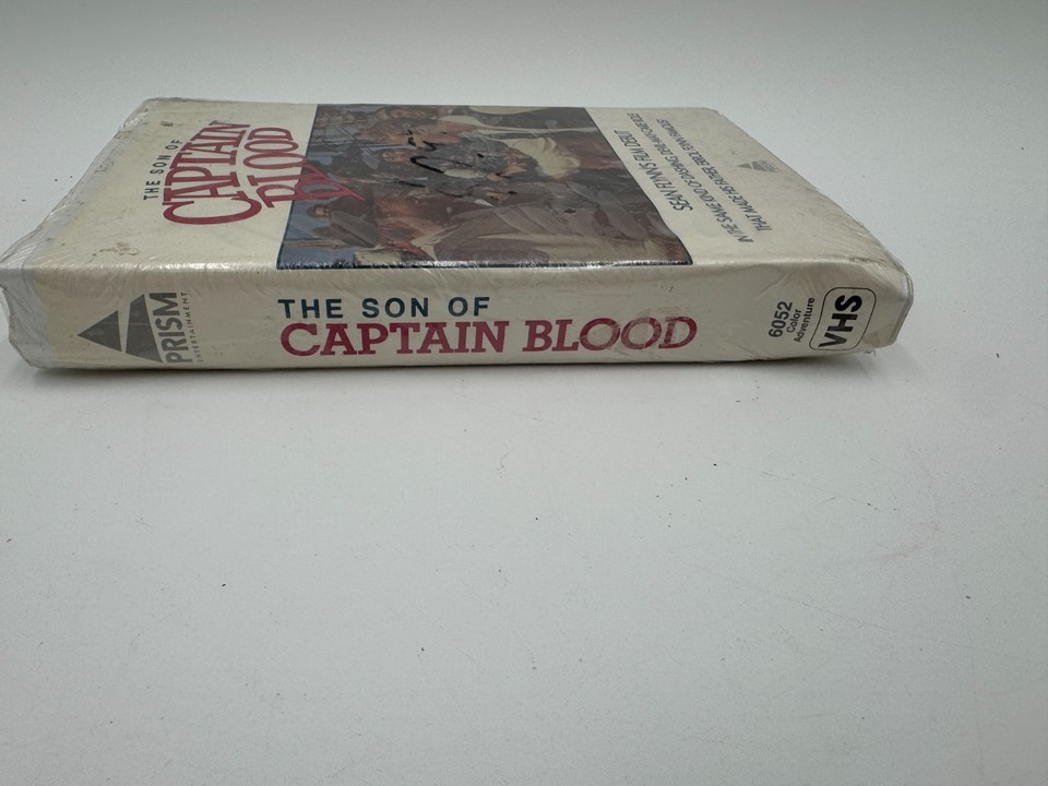 The Son of Captain Blood VHS 1962 Sean Flynn Prism Factory Sealed Rare ...