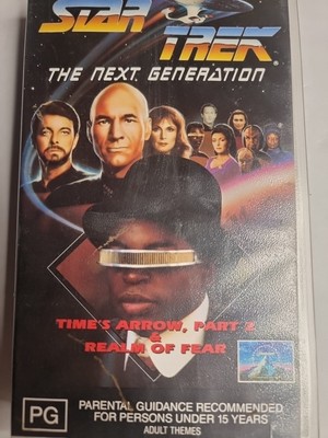 Star Trek The Next Generation 64 Vhs Time's Arrow, Part 2 Realm Of Fear ...