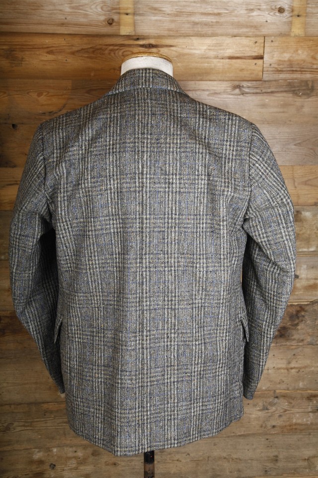 Vintage tweed jacket 42R Green check wool | eBay