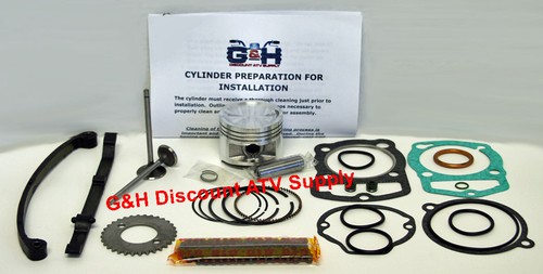 Honda Atc 200ES Big Red Engine Complete Top End Rebuild Kit Machining ...