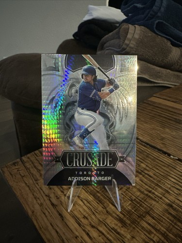 Addison Barger - 2023 Panini Chronicles Crusade Hyper Prizm #/75, Blue ...