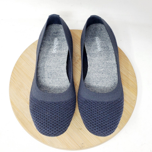 Allbirds Tree Breezer Womens 6 Ballet Flats Shoes Blue Slip On Casual ...