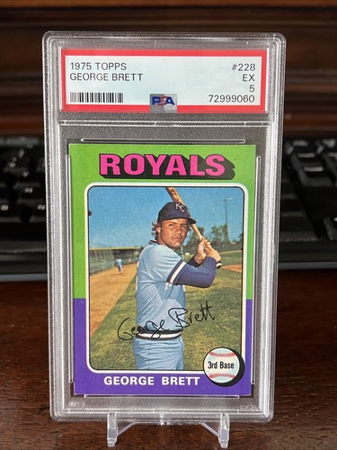 George Brett 1975 Topps Rookie RC PSA 5 | eBay