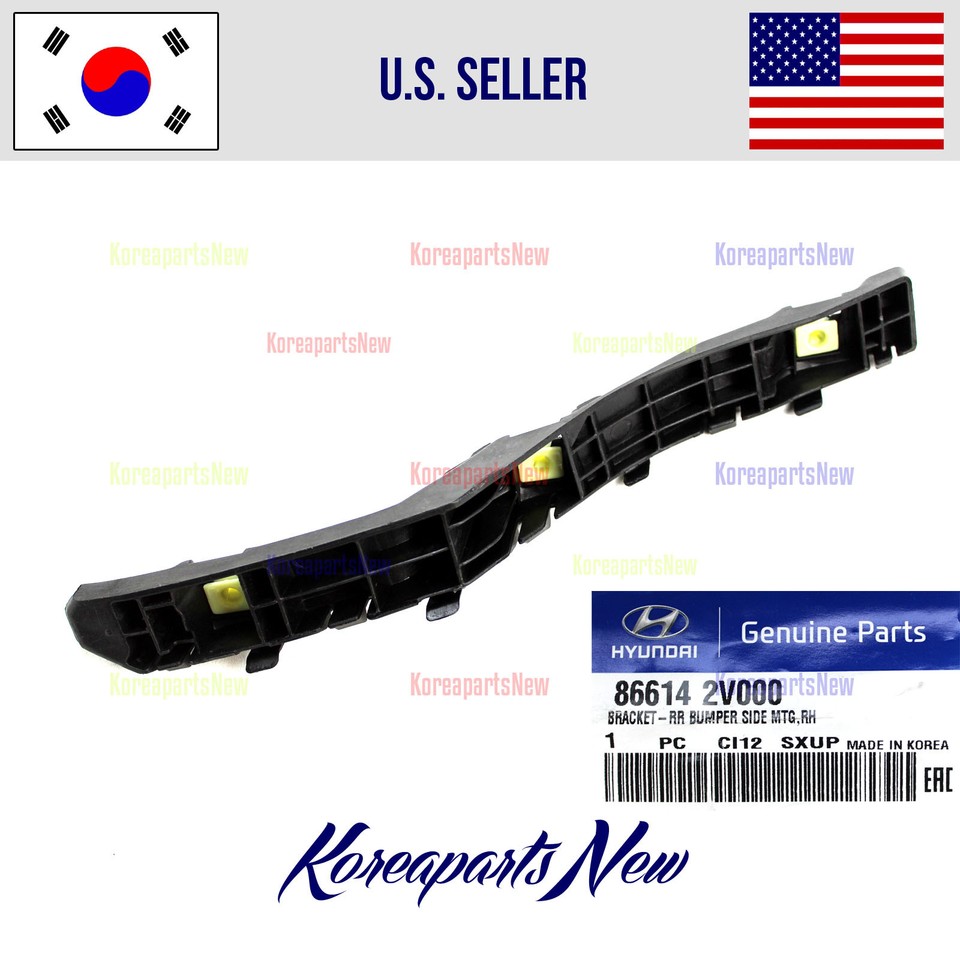 REAR Bumper Bracket Retainer Right PASSENGER Side 866142V000 VELOSTER ...