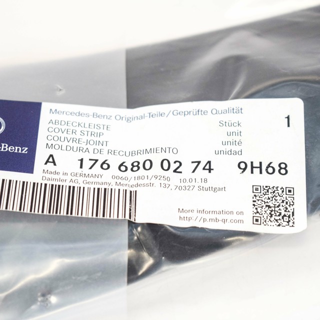 Mercedes-Benz A-class W176 Rear Left Inner Sill Trim A1766800274 2013 ...