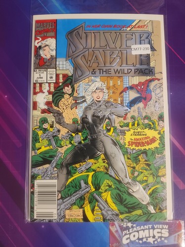 SILVER SABLE AND THE WILD PACK #1 HIGH GRADE 1ST APP NEWSSTAND MARVEL ...