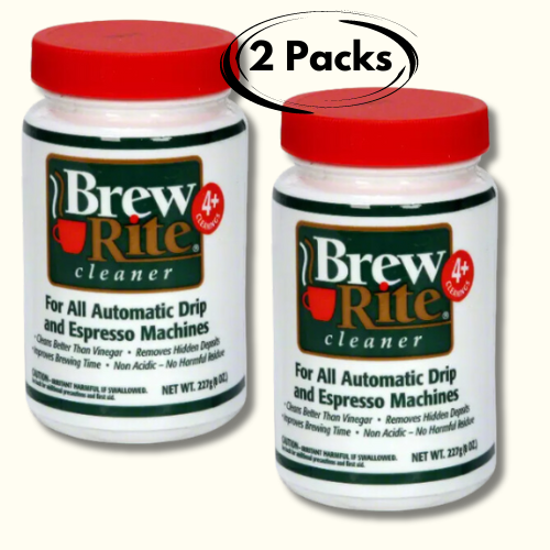 Brew Rite Coffee Maker Cleaner 8oz - PACK OF 2 - FREE SHIPPING | eBay