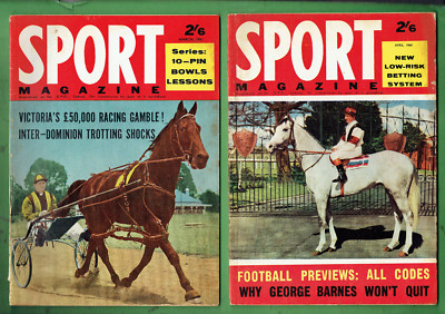 #VV. LOT OF FOUR(4) SPORTS MAGAZINES , 1960-1963 HORSE RACING COVERS | eBay