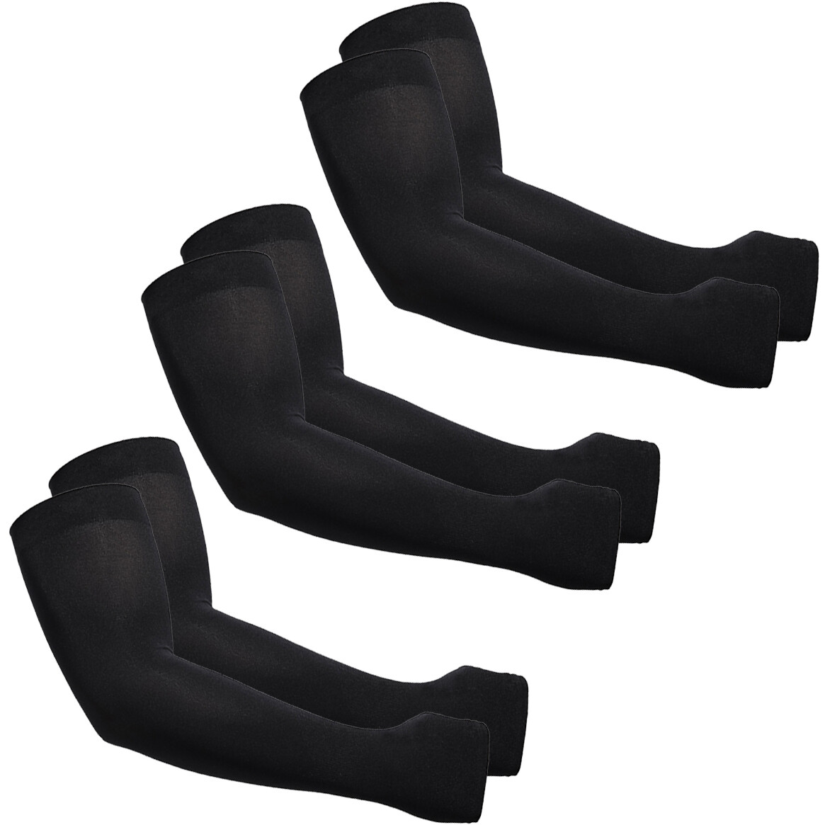 3Pairs UV Sun Block Arm Sleeves -Tattoo Cover Up & Hand Sleeves for Men ...