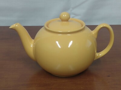 Vintage PRISTINE England Small MUSTARD YELLOW Solid Sunny Bright Color ...