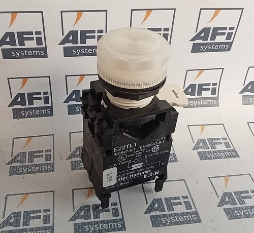 Cutler-Hammer E22TL1 Incandescent Pilot Light Transformer Unit w/ White ...