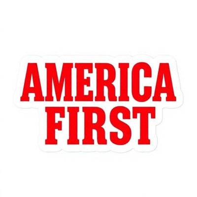 Political Patriot Decal America First USA Stars Vinyl | eBay