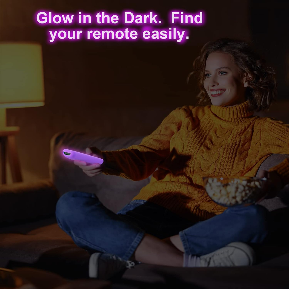 4Pack Case for Roku Remote, Cover for Hisense/Tcl Roku TV Steaming ...