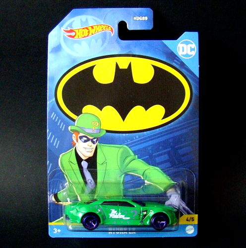 2023 Hot Wheels Batman The Riddler Ryura LX HDG89 HDH02 DC Mattel New ...