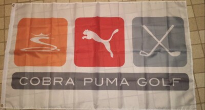 COBRA PUMA GOLF 3x5 FLAG W/ GROMMETS FREE SHIPPING MAN CAVE HITTING BAY ...