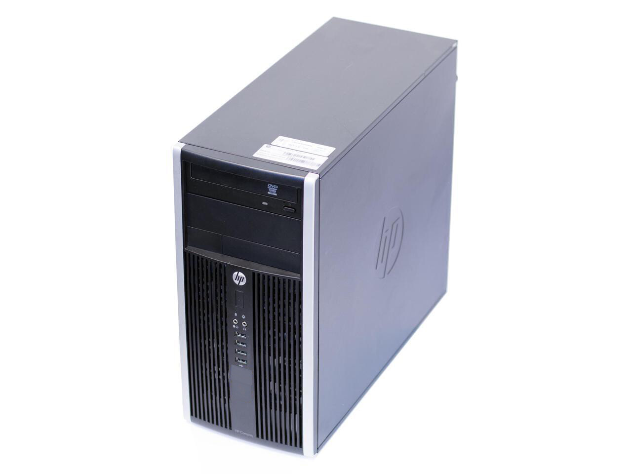 HP Desktop Tower Computer PC Core 2 Duo 4GB 500GB 19" LCD WiFi Speakers ...