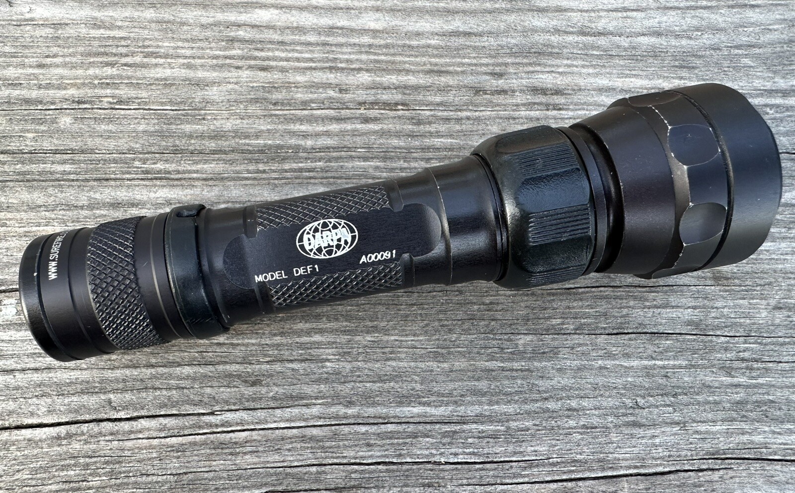Rare Old Surefire Darpa DEF 1 flashlight, body with flats, low serial, pre owned | eBay