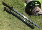handmade 9260 spring Steel Japanese Samurai Sword katana Full Tang ...
