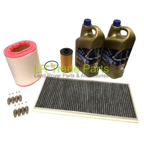 RANGE ROVER L322 4.4 V8 BMW M62 FULL SERVICE FILTER KIT WITH OIL ...