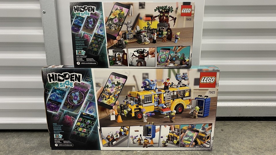 LEGO Hidden Side 70423 & 70423 Paranormal Intercept Bus 3000 Graveyard ...