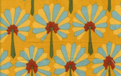 KAFFE FASSETT PALM FAN OCHRE 1 yard GP114 original issue | eBay