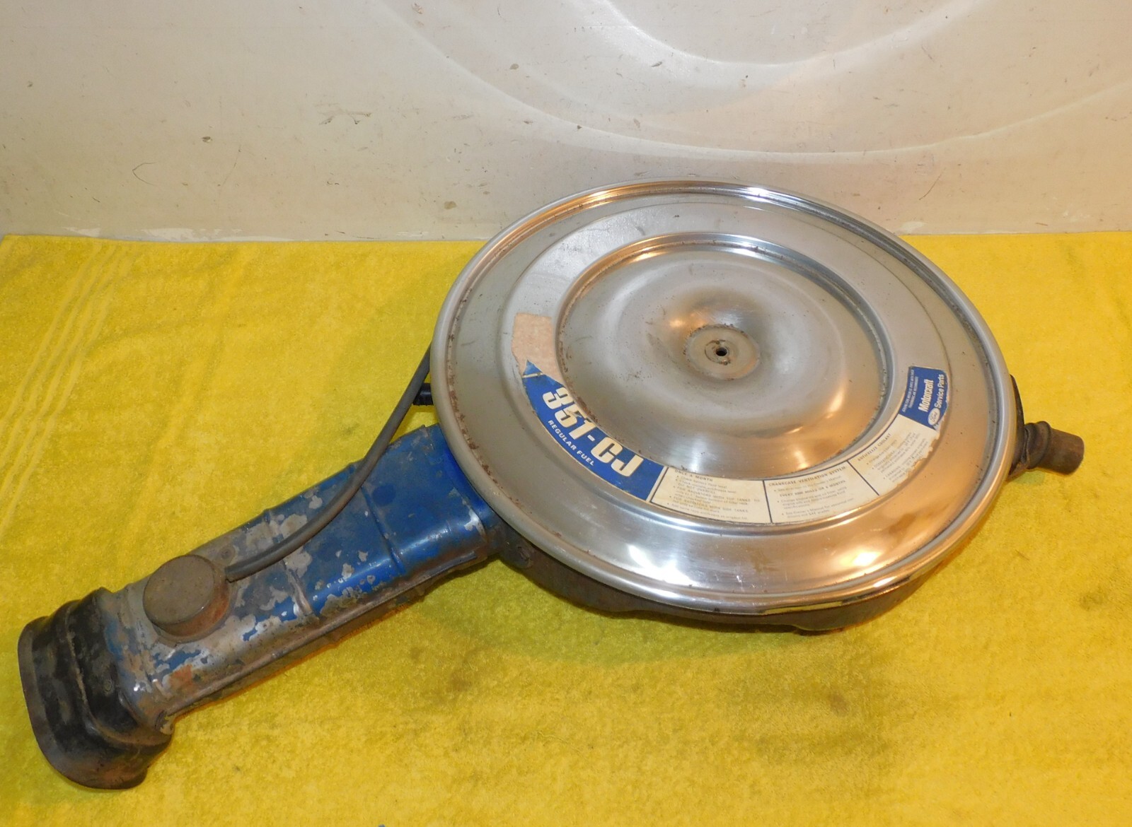 1972 1973 Ford Mustang Mach 1 Grande Cougar Xr7 Conv ORIG 351 CJ 4V AIR ...