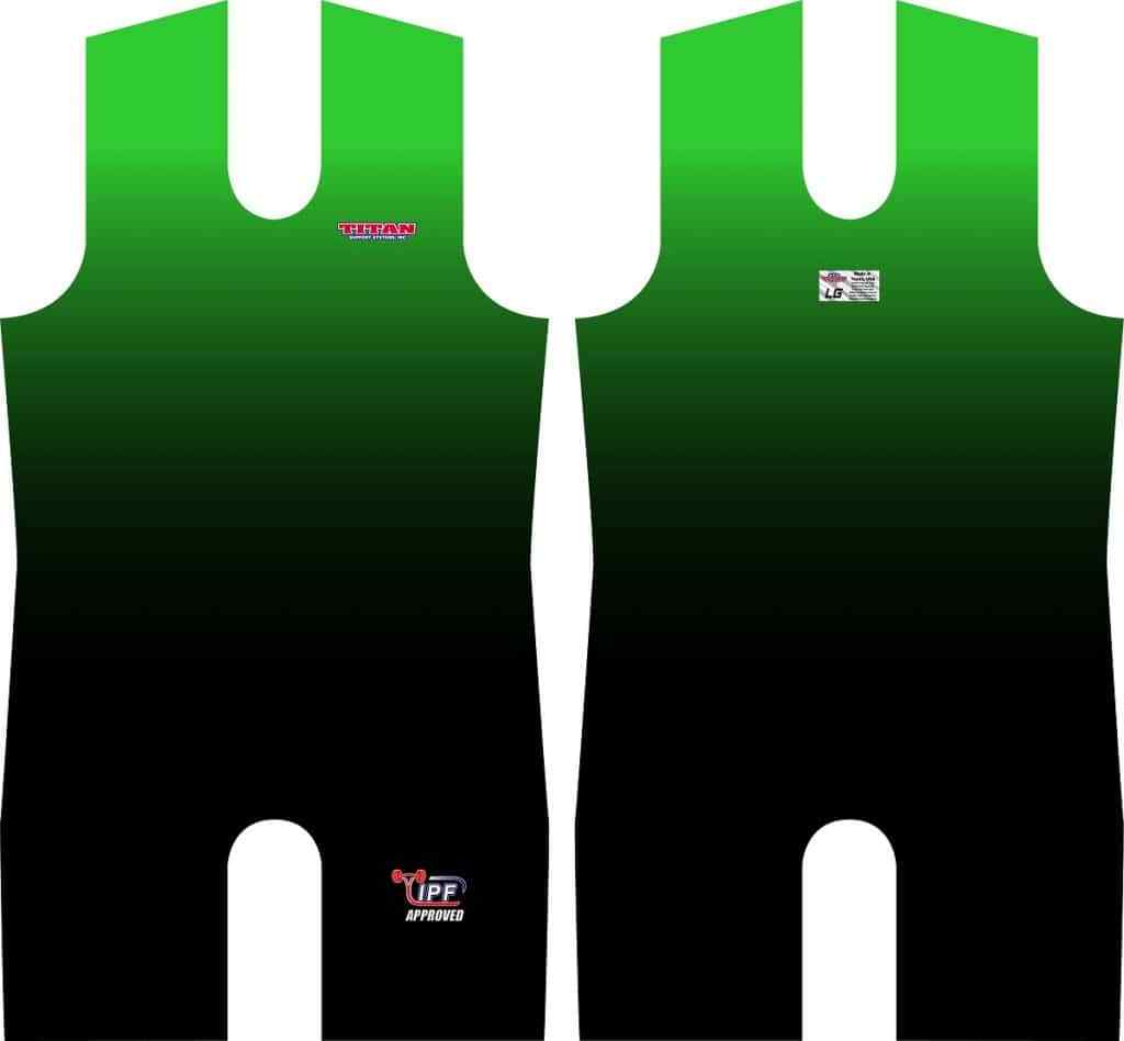 Titan Triumph Fade Powerlifting Singlet - IPF USAPL Approved - Ombre ...