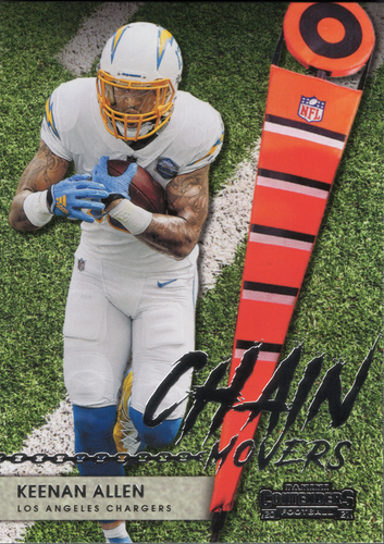 2021 Panini Contenders Keenan Allen #CM-KAL Chargers Chain Movers NFL ...