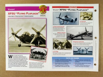 Vought XF5U "Flying Flapjack" Navy Fighter Aircraft specs photos info ...