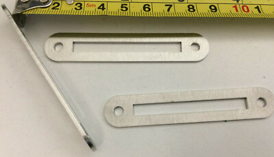 Mortice Strike Keep Plate 50mm x 5mm Slot Stainless Steel Multi Qty ...