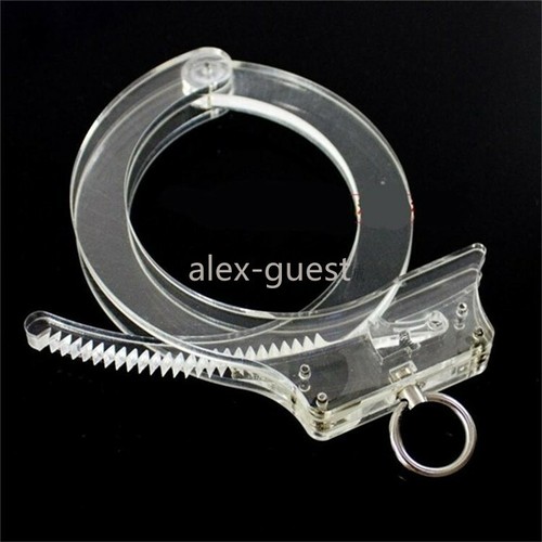 Poly Carbon Neck Slaver Handcuff Collar Shackle Restraints Cangue Resin ...