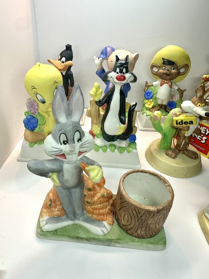 Vintage Looney Tunes Ceramic Figurines Lot Warner Bros Rare | eBay