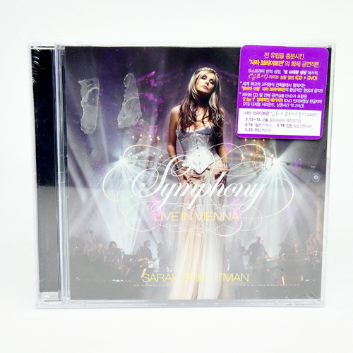 SARAH BRIGHTMAN - SYMPHONY: LIVE IN VIENNA [CD/DVD] NEW Korean Import ...