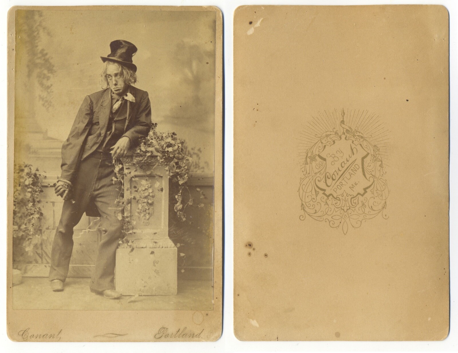 Two cabinet cards of Victorian stage performers, 1880s/1890s | eBay
