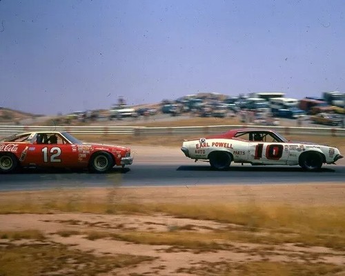 Bobby Allison & Bill Champion 1971 On Track At Riverside 8x10 PHOTO ...