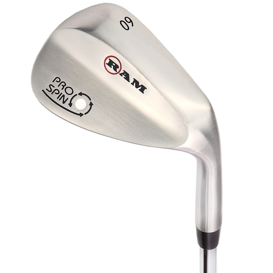 OPEN BOX Ram Golf Pro Spin 3 Wedge Set - 52° Gap, 56° Sand, 60° Lob ...