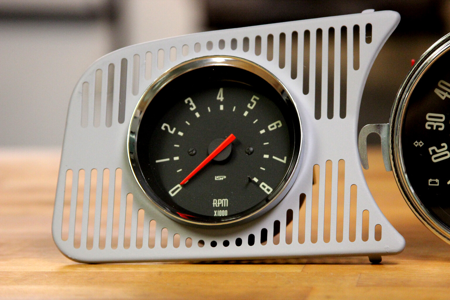 VW TYPE 1 BUG ISP RALLY GAUGE SET 120MPH SPEEDO w/GAS 80mm TACHOMETER ...