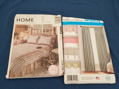 VINTAGE MCCALL'S #4403 and SIMPLICITY 1125 Home Decor Sewing Patterns ...