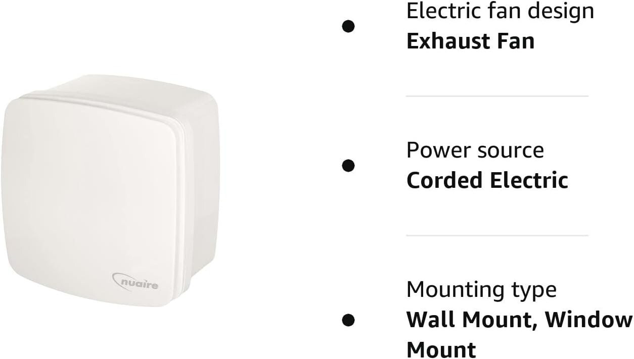 Nuaire Cyfan Extractor Fan | Dual Voltage - 24V / 230V | for Bathroom ...