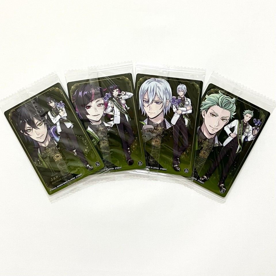 Twisted Wonderland Malleus Lilia Silver Sebek Card Diasomnia Birthday ...
