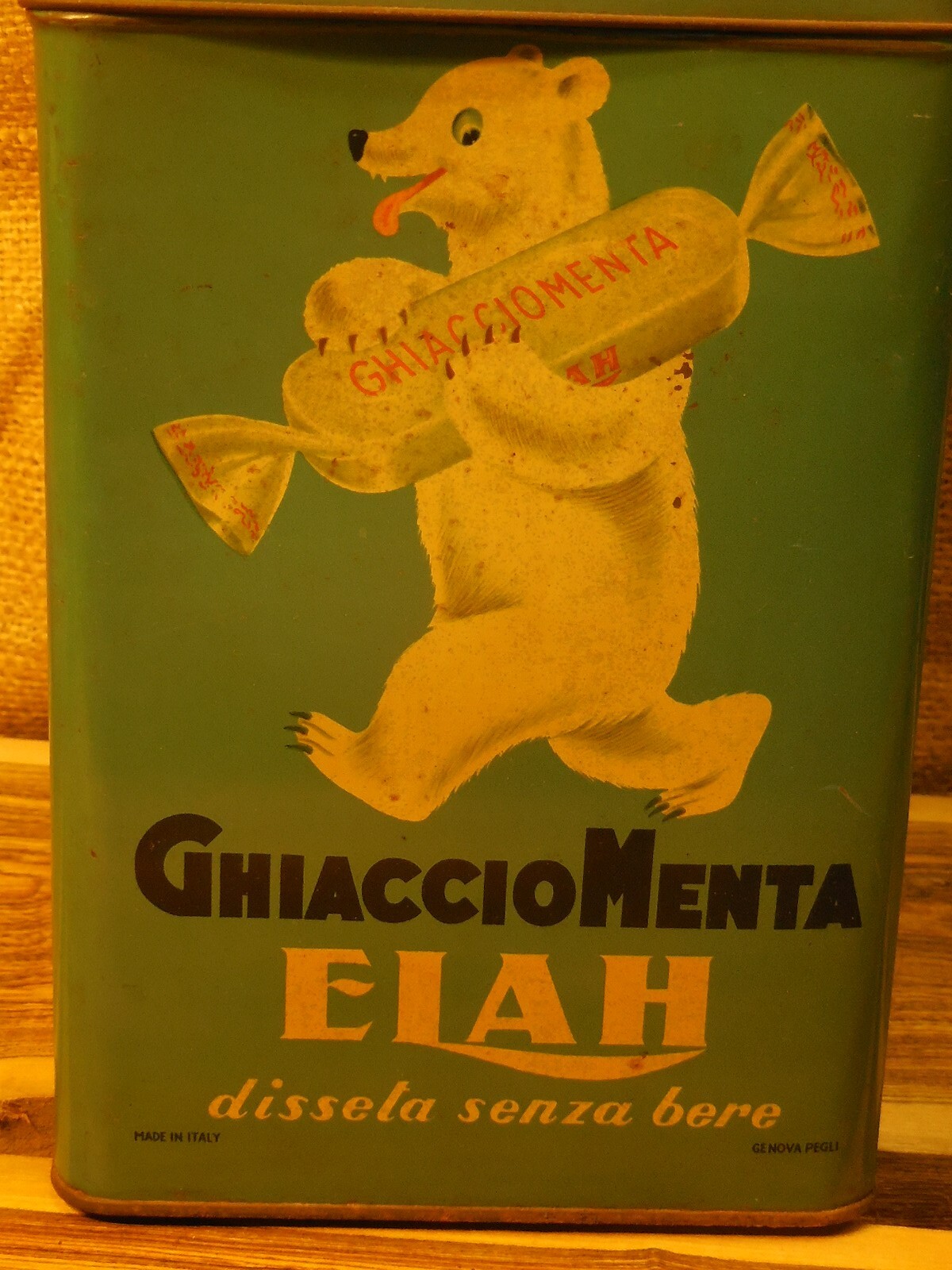 Original Mid Century Italian tin, Candy Eiah ,RARE!!!#1 | eBay