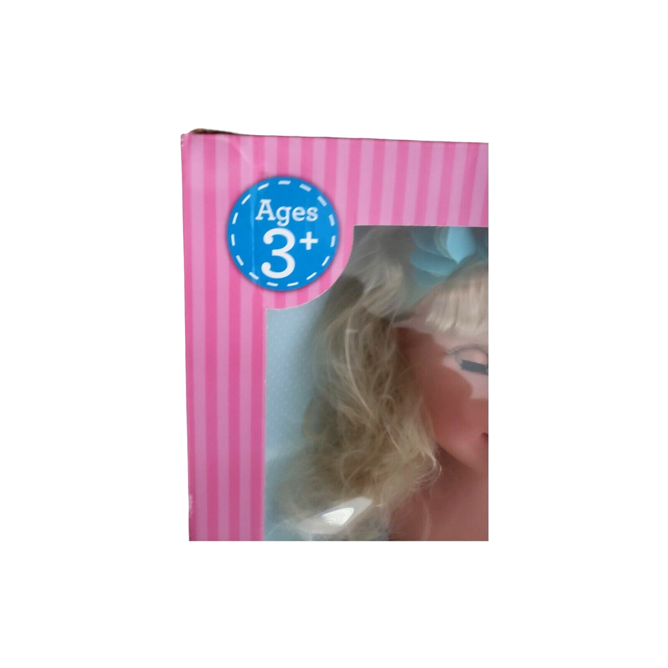 Uneeda Girl's 27 Inch Life-Size Wispy Walker 'Walk With Me' Doll Blue ...