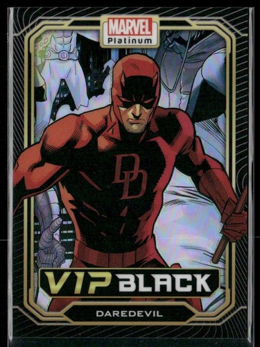 2023 UD Marvel Platinum Achievement VIP Black #18 - Daredevil | eBay