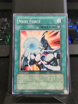 Neos Force - Rare Foil - Yugioh Spell Card - Vintage | eBay